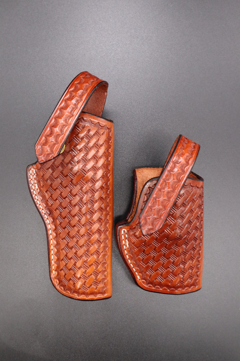 Model 19 Field Holster - Open Bottom – Ted Blocker Holsters