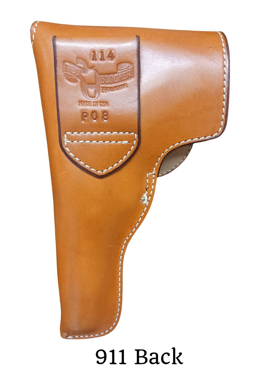 Luger PO8 Pistol Leather Flap Holster – Ted Blocker Holsters