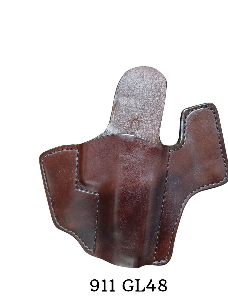 911 Ted Blocker Holster for a Glock 48 in Brown Leather – Ted Blocker ...